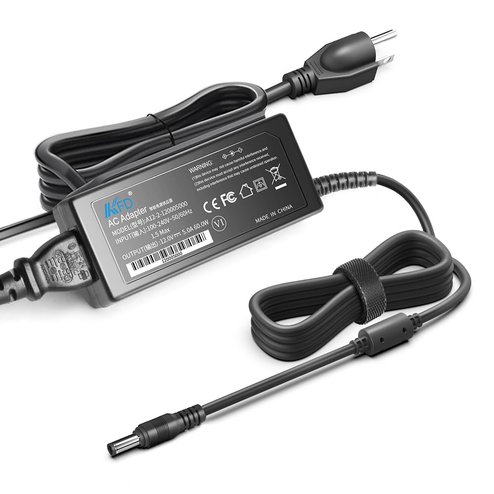 KFD 60W AC Adapter Charger for Phillips Respironics Remstar M-Series 50 DS150 DS250 DS450 DS550 DS650 DS750 1015642 AA24750L CPAP Machine Power Supply Crua Gawfolk Z-Edge UG30 UG32 Monitor Power Cord