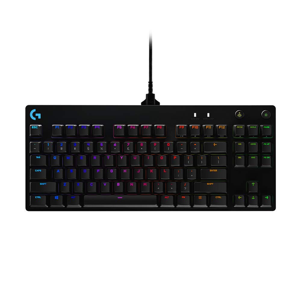 Logitech G PRO Mechanical Gaming Keyboard PRO Hero Wired Gaming Mouse Bundle