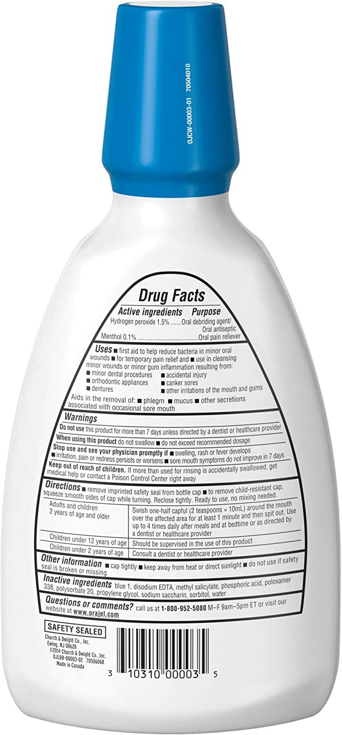 Orajel, Instant Pain Relief Gel, Severe Toothache - 0.25 oz, 2 Pack