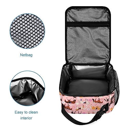 DTCCET Cartoon Horse Backpack, Horse Laptop Bag Cute Shoulders Backpack with Multiple Pockets, Horse Lovers Daypack(Horse)