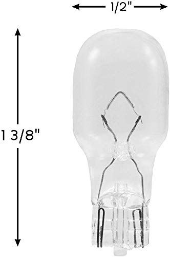 eTopLighting 12-Pack 12V 18W T5 Wedge Base Replacement Bulb, T5, Low Voltage, T5-12V-18W, VPL1141