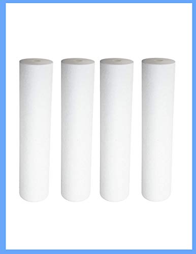 CFS β 4 Pack Water Filter Cartridges Compatible with 5M Models β Remove Bad Taste & Odor β Whole House Replacement Water Filter Cartridge, 5 Micron, White