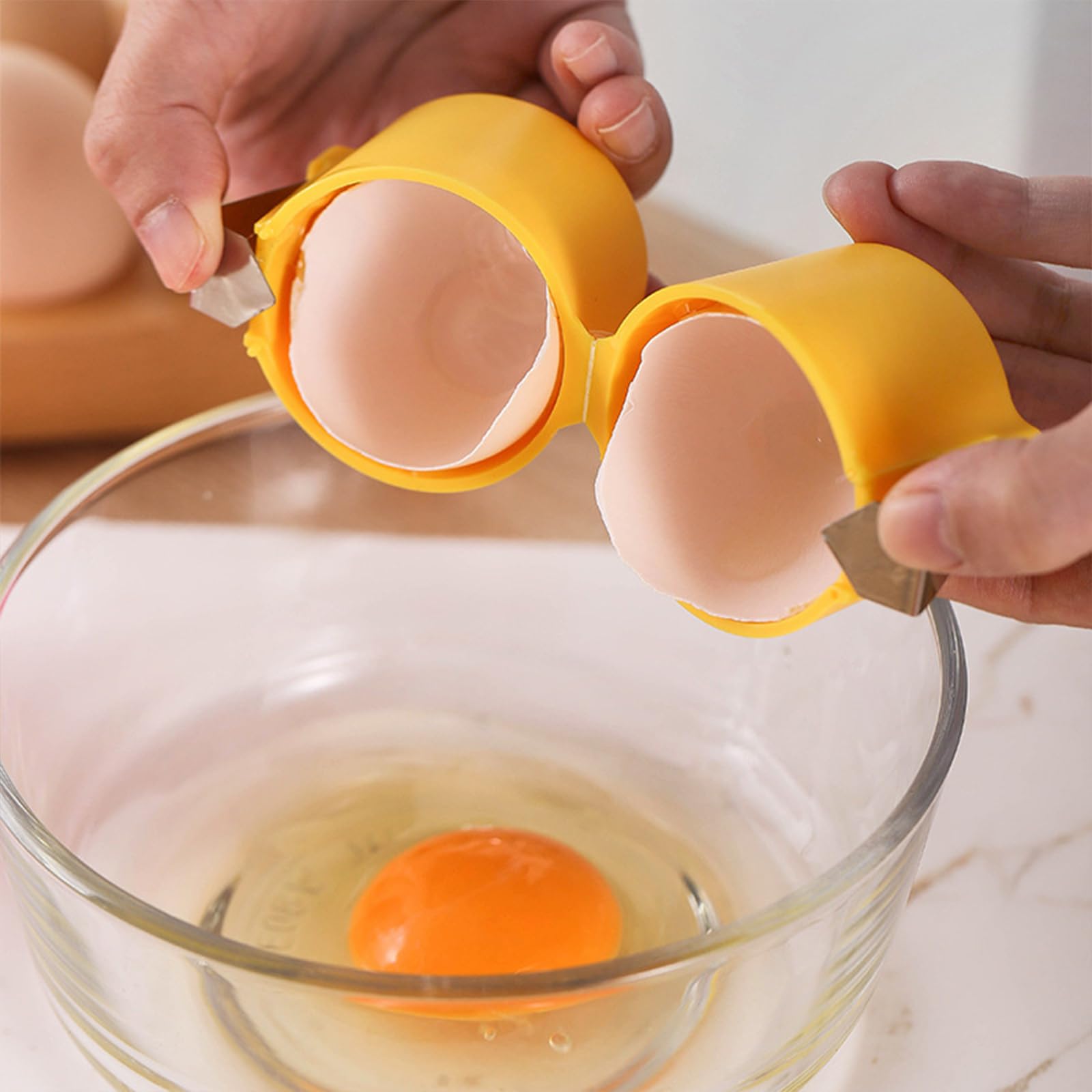 Centrides Egg Shell Opener, Egg Shell Opener, Egg Sheller for Hard Boiled Eggs, Eggshell Opener (3 pcs)