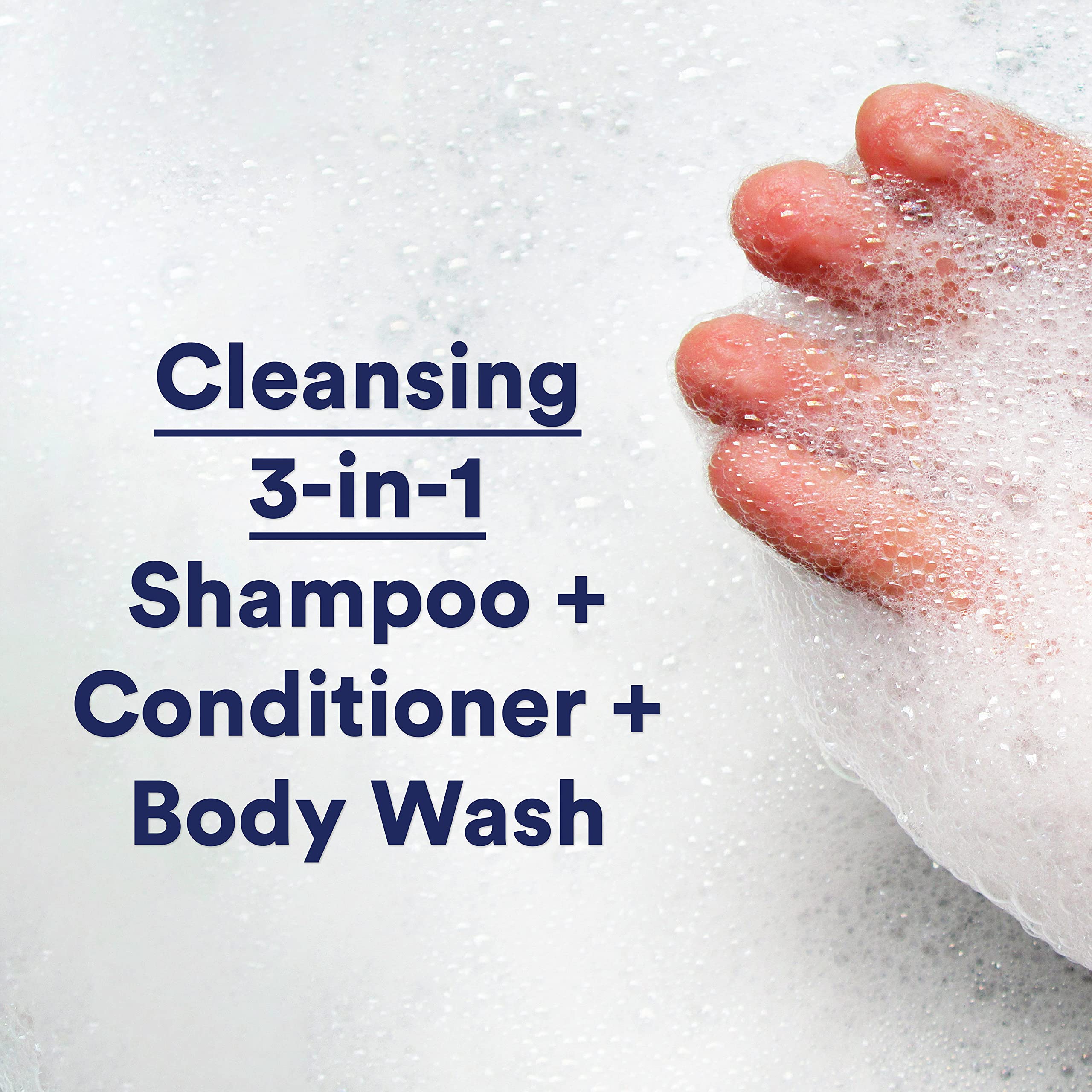Suave Men 3-in-1 Shampoo Conditioner Body Wash for Gentle Cleansing and Conditioning Citrus Rush Mens Shampoo 3 in 1 Formula with Keratin and Glycerin 28 oz