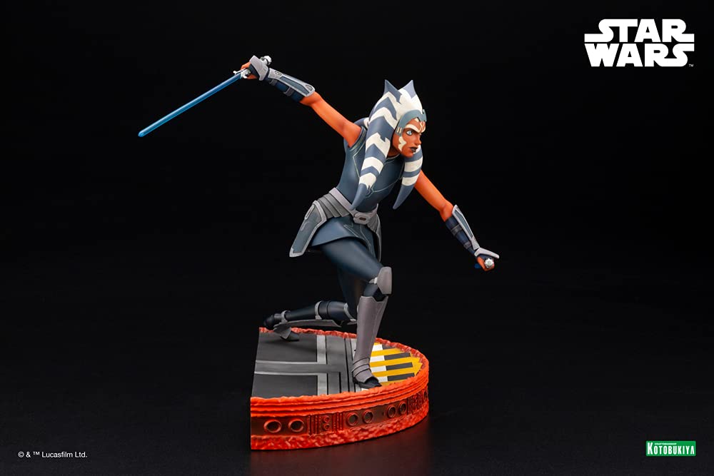 Kotobukiya Star Wars: The Clone Wars: Ahsoka Tano ARTFX Statue, Multicolor