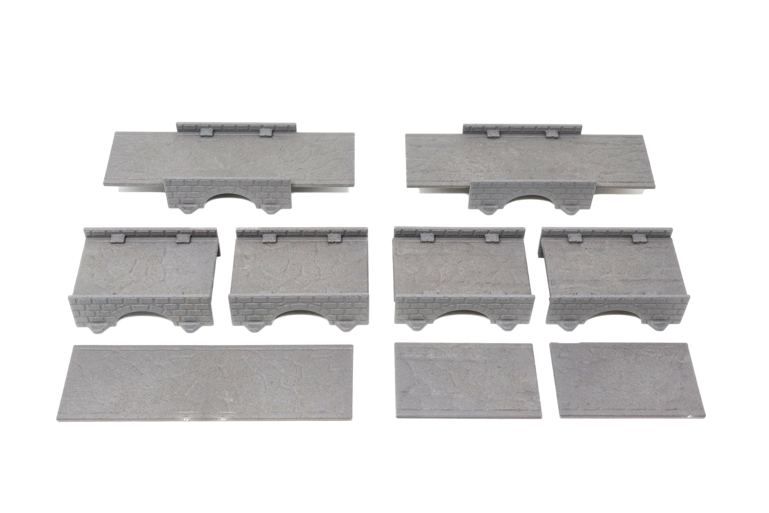 Stone Bridges Kit - Mini Dungeon Castle Cavern Terrain for RPGs, Dungeons & Dragons (DND), Pathfinder, War Gaming, and More! by DCD (21pcs, 3ft)