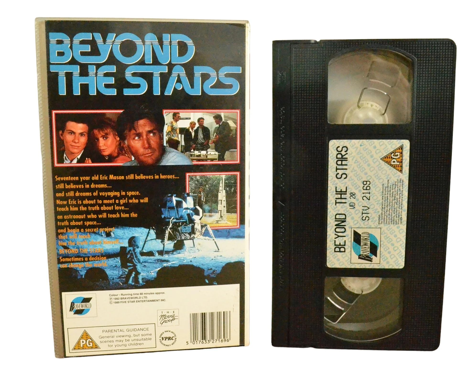 Beyond The Stars (Christian Slater in) - Martin Sheen - Braveworld - STV2169 - Sci-Fi - Pal - VHS