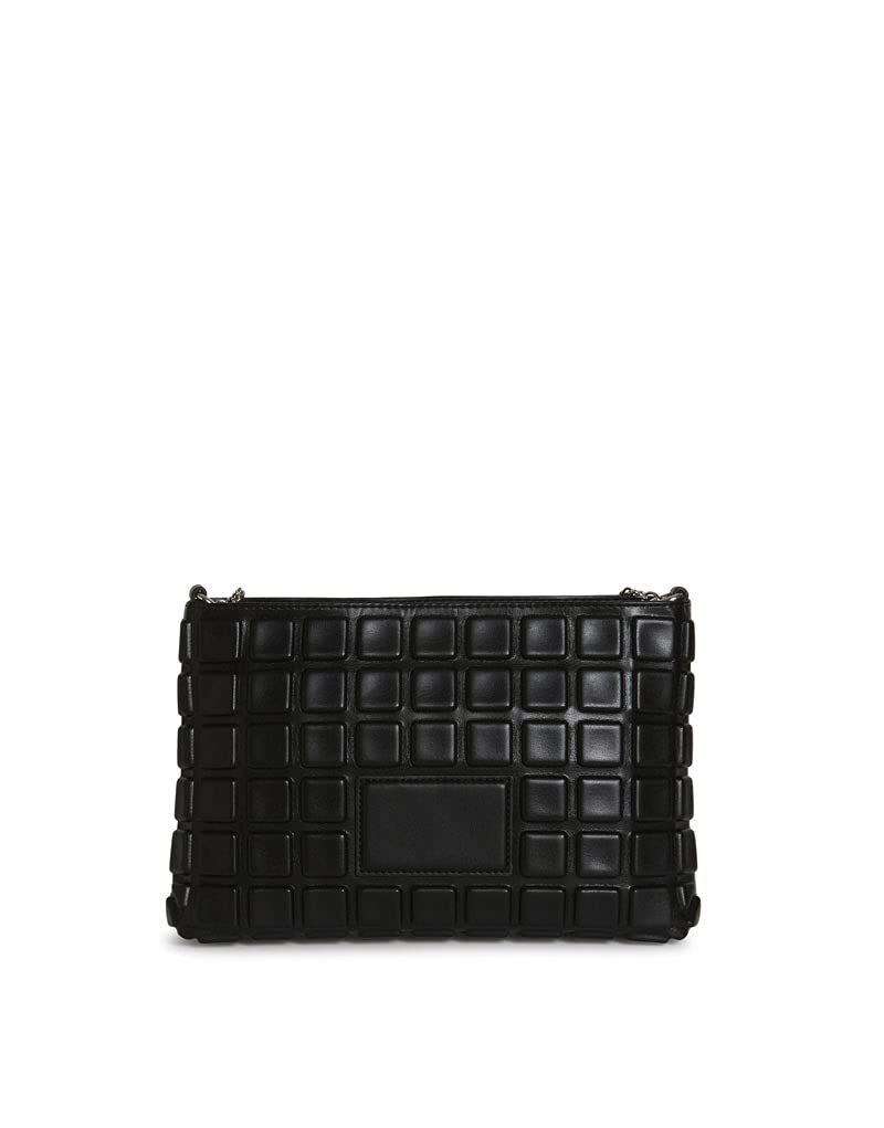 Love Moschino Women's Black Leather Crossbody Handbag