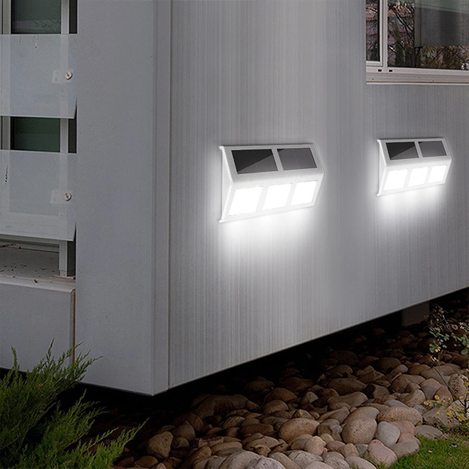 KOVOSCJ Solar Solar Light Garden Light Outdoor Home Garden Villa Exterior Wall Street Light Waterproof Decorative Wall Light Outdoor Staircase Light Waterproof