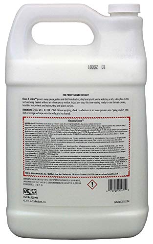 Malco Clean & Shine Interior Car Cleaner and Dressing β Restore Leather, Plastic and Vinyl Surfaces in Your Vehicle/Clean, Condition and Protect in 1 Simple Step / 22 oz. (125922)