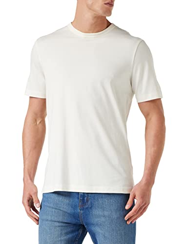 Amazon Aware Men's Organic Cotton Crew Short-Sleeve T-Shirt, Off-white, X-Large