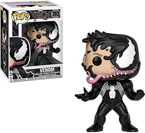 POP Marvel: Venom - Venomized Eddie Brock Funko Pop! Vinyl Figure (Bundled with Compatible Pop Box Protector Case), Multicolor, 3.75 inches