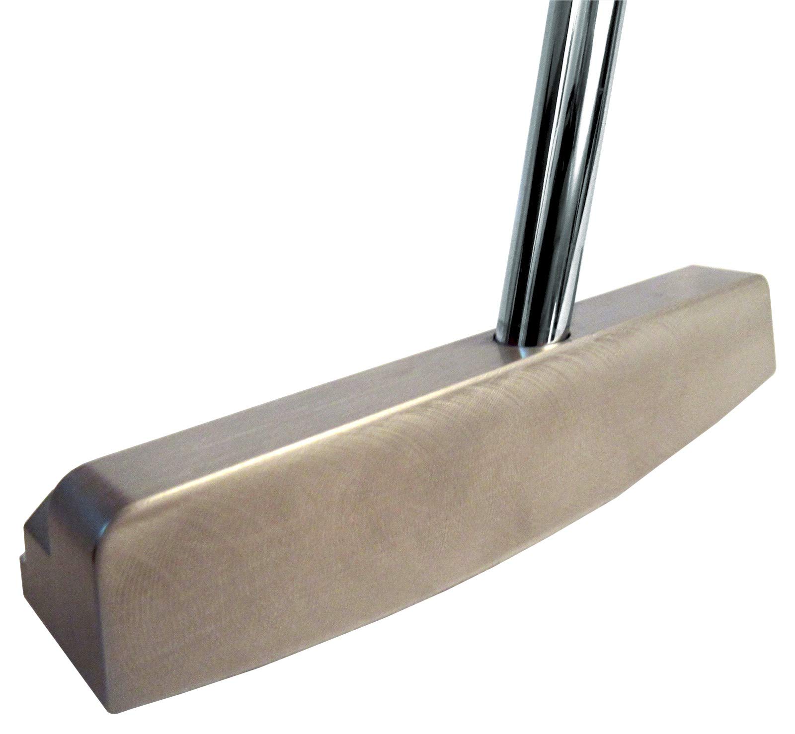 Bell Putters Non/No Offset Golf Putter 360g Polish Chrome Finish Right-Handed/RH with Winn Midsize Putter Grip and 34" Shaft