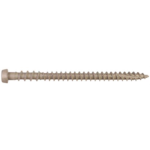Simpson Strong-Tie DCU234SGR01 Deck-Drive DCU Composite Screw (Collated) — 10 x 2-3/4 in. Quik Guard Gray 01 (1000-Qty)