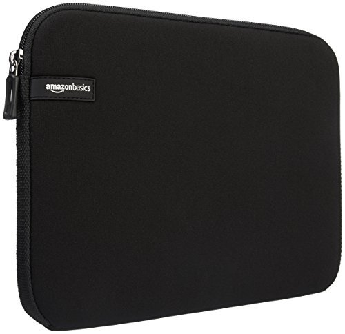 Amazon Basics 13.3-Inch Laptop Sleeve, Protective Case with Zipper - 10-Pack, Black