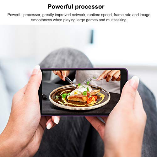 FOLOSAFENAR Smartphone,5.72 inch HD Full Screen Cellphone,face Recognition and Fingerprint Unlock Smartphone,Dual Card Dual Standby,512MB+4GB()