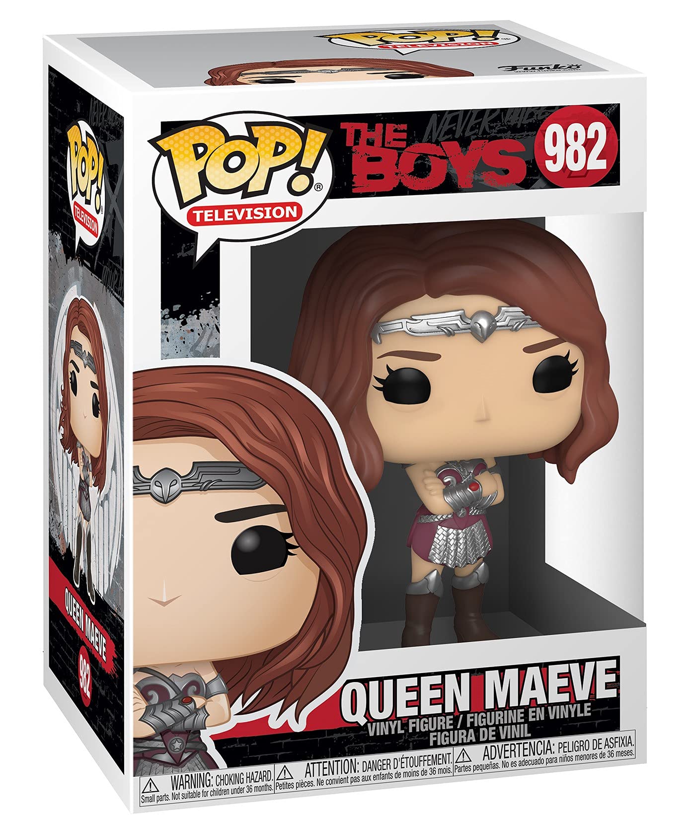 POP The Boys - Queen Maeve Funko Pop! Vinyl Figure (Bundled with patible Pop Box Protector Case) Multicolored 3.75 inches