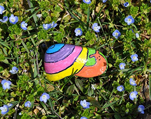 Creativity for Kids Hide & Seek Rock Painting Kit - Arts & Crafts For Kids - Includes Rocks & Waterproof Paint