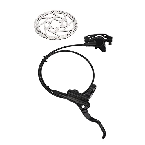 BOTEGRA Left Front Brake, Forging Caliper Double Piston Lightweight Bike Disc Brake Aluminum Alloy Handle Integrated Cylinder for Road Bike