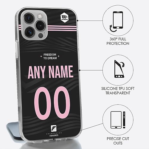 Football Phone Case Miami USA Away Customize Your Name and Number Silicone Transparent - Compatible iPhone and Samsung (Samsung Galaxy S20 FE 5G)