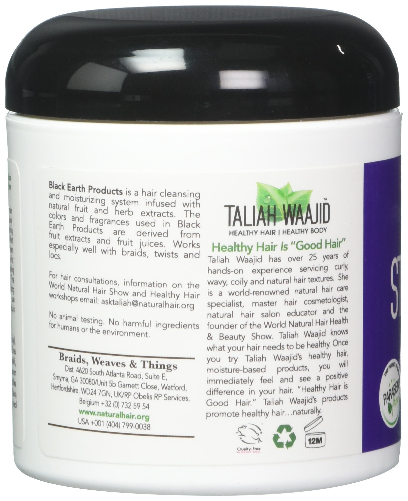 Taliah Waajid Black Earth Products The Strengthener Medicated Formula, 6 Ounce