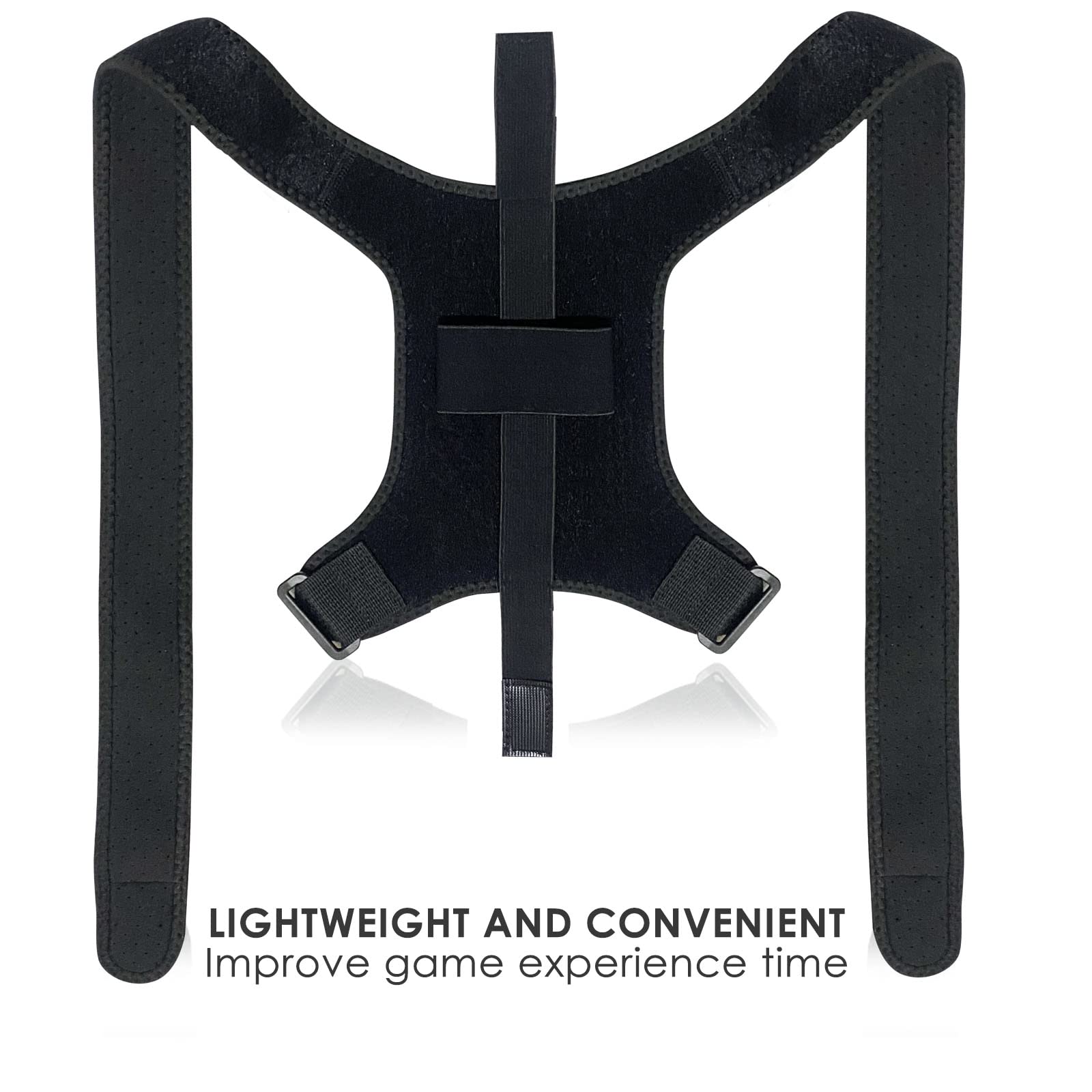 Battery Pack Back Strap Compatible for Quest 1/2 Virtual Reality and Other VR, Adjustable Holder of The Power Bank (Power Bank Not Included), Extend Play Time
