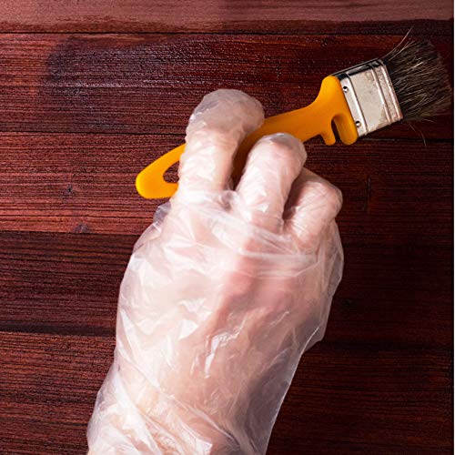 BYMORE 1200 Pcs Disposable Plastic Gloves Bulk, BPA & Latex Free Poly Gloves for Kitchen Food Handling Cooking Cleaning
