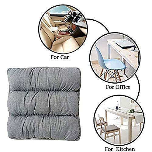 Big Hippo Lumbar Support Back Cushion and Seat Cushion for Car Seat or Office Chair(Gray)