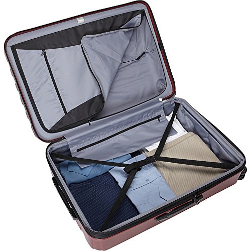 DELSEY Paris Titanium Hardside Expandable Luggage with Spinner Wheels, Graphite, 3-Piece Set (19/25/29)