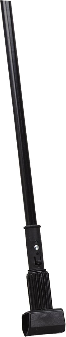 Carlisle FoodService Products 3697000 Vinyl Coated Metal Mop Handle, 15/16" Diameter x 60" Length, Black, for Jaw Style Wide Band Mops