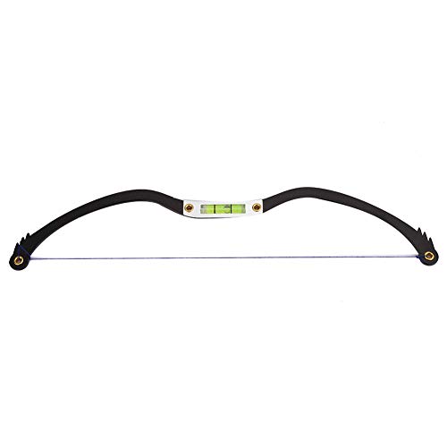 Eyebrow Ruler,Eyebrow Line Marker Ruler,Eyebrow Mapper with Strings,Bow Mapper Tool with Mapping Thread Positioning Liner Sponge Measure Marker Ruler Tool(black)