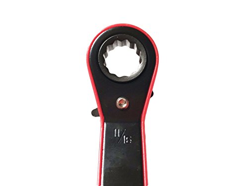 EZ Travel Collection Offset Ratchet Box Wrench Set 5 Piece SAE Forged Polished Full Automotive