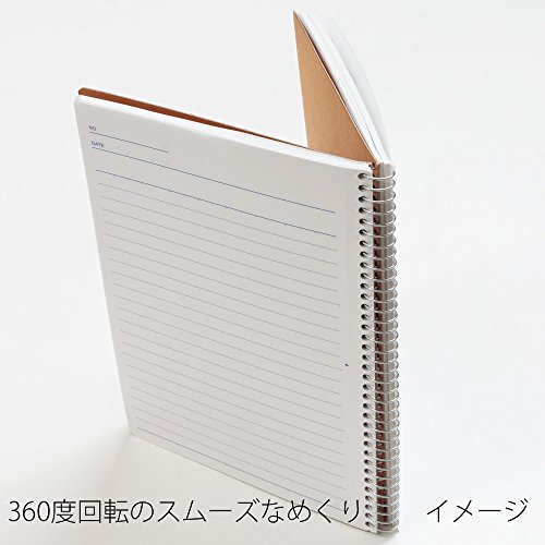 Maruman N236 Ring Notebook, 0.2 inches (6.5 mm), Ruled, Basic, B5, 40 Sheets, Set of 10