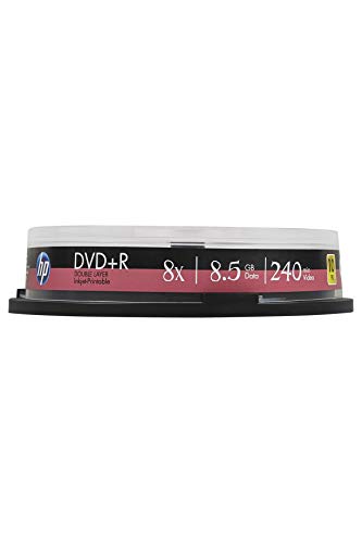 Hewlett Packard DVD+R Double-Layer 8X, 10 Pieces in Cake Box