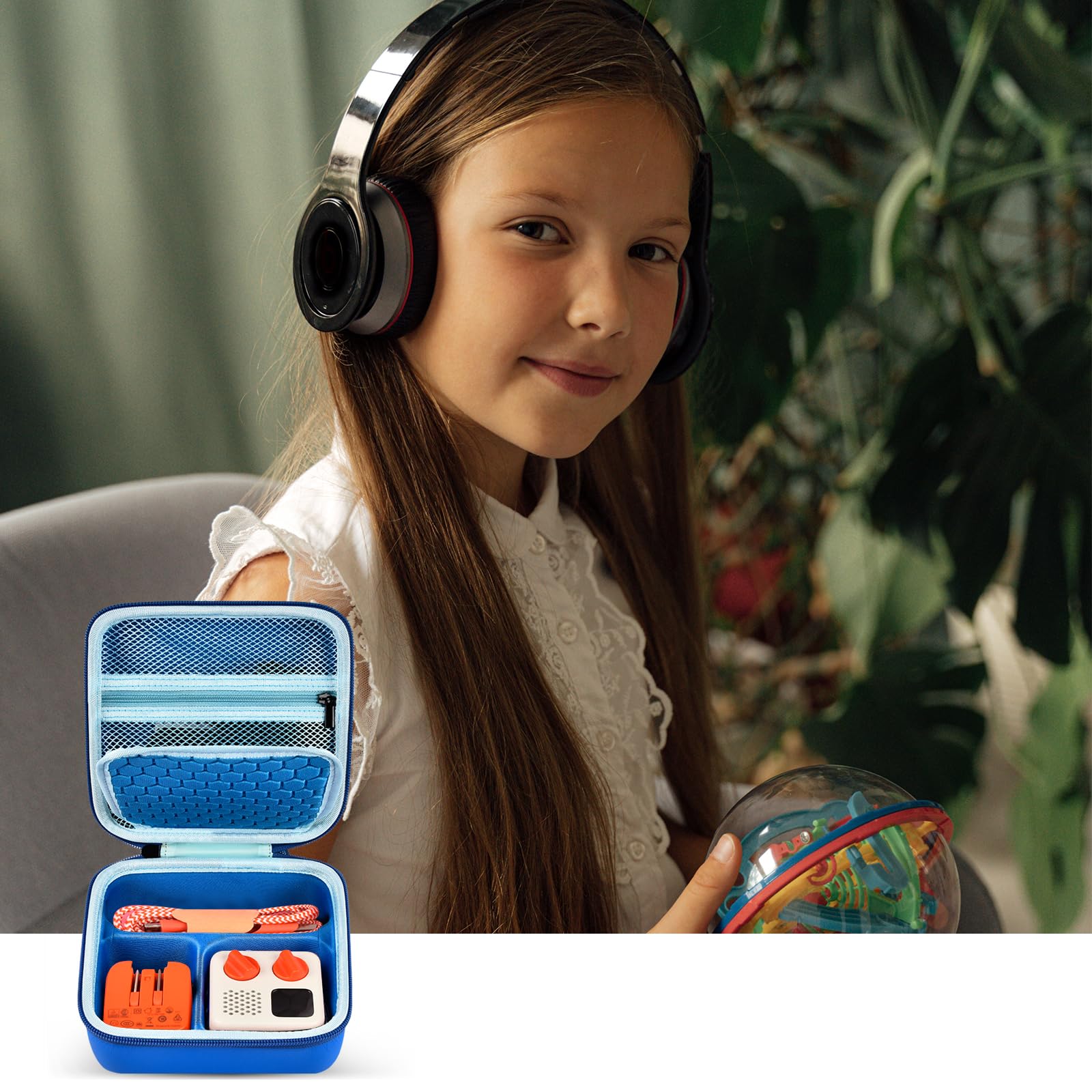 Bowbool Case Compatible with Yoto Mini Kids Audio & Music Player, Portable Radio Storage Holder Box for Children Speaker Plays Audiobook Cards(Bag Only)