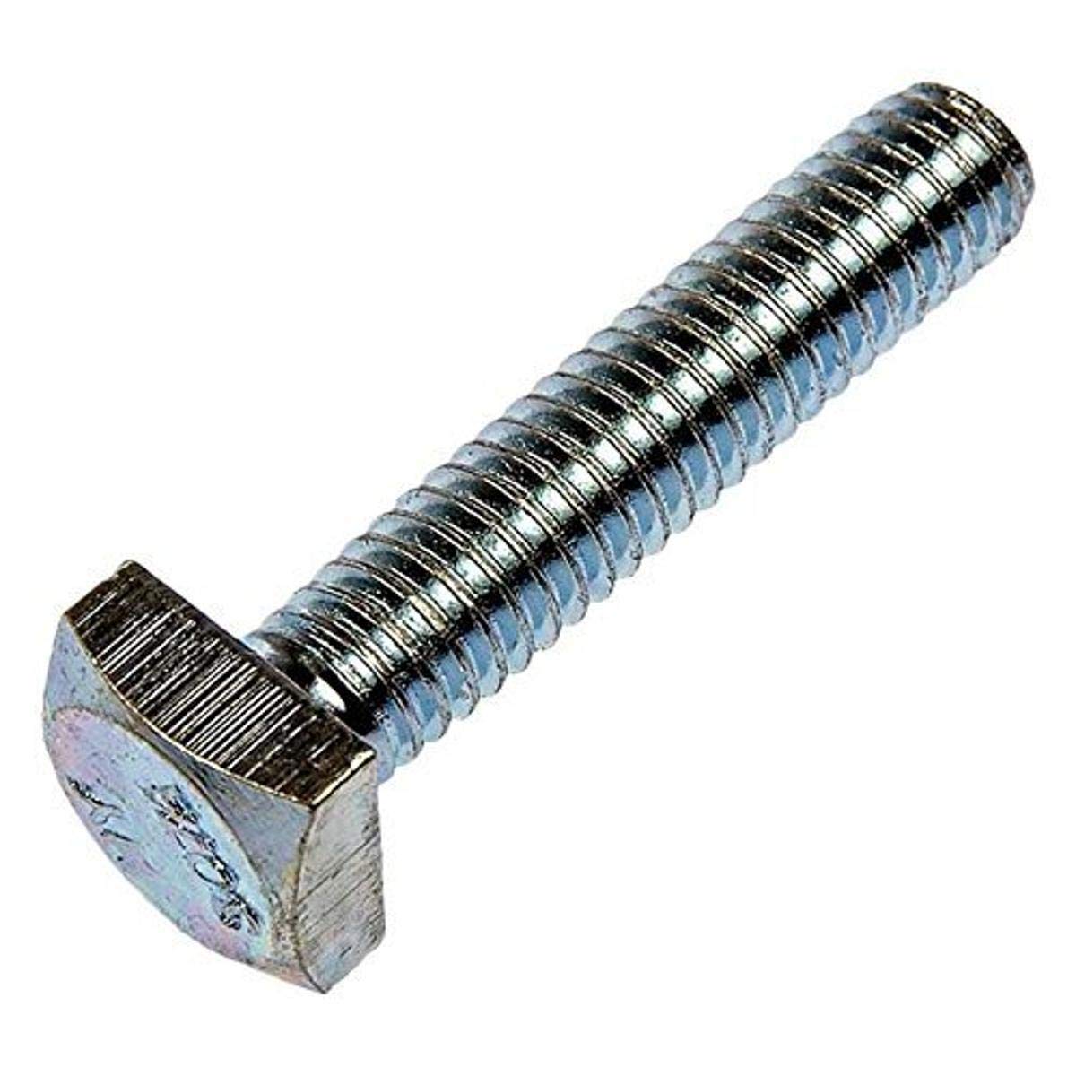 Small Parts FSC142SHB Grade A Steel Square Head Bolt, 1/4"-20" Thread Size, 2" Long (Pack of 25)