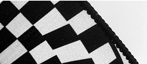 Livingart Modern Plaid Checkered LIM Purple Area Rug for Living Room Dining Room Bohemian Chic Lattice Geometric Pattern Playroom 6x9ft