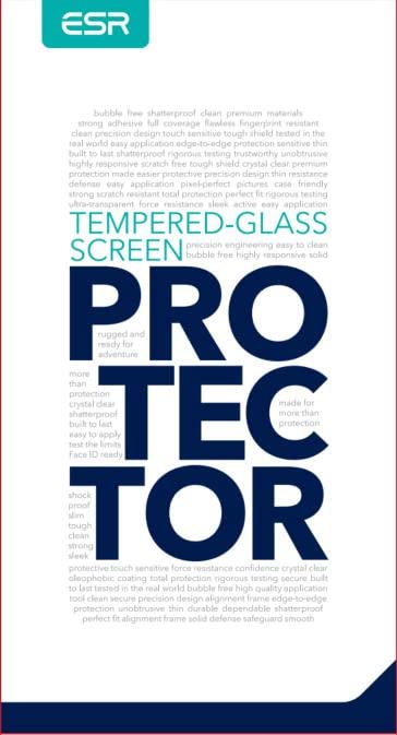ESR for iPhone 14 Pro Max Screen Protector, Tempered-Glass with Easy Installation Frame compatible with iPhone 14 Pro Max, Military-Grade Protection, Ultra Tough, Scratch Resistant, 3 Pack