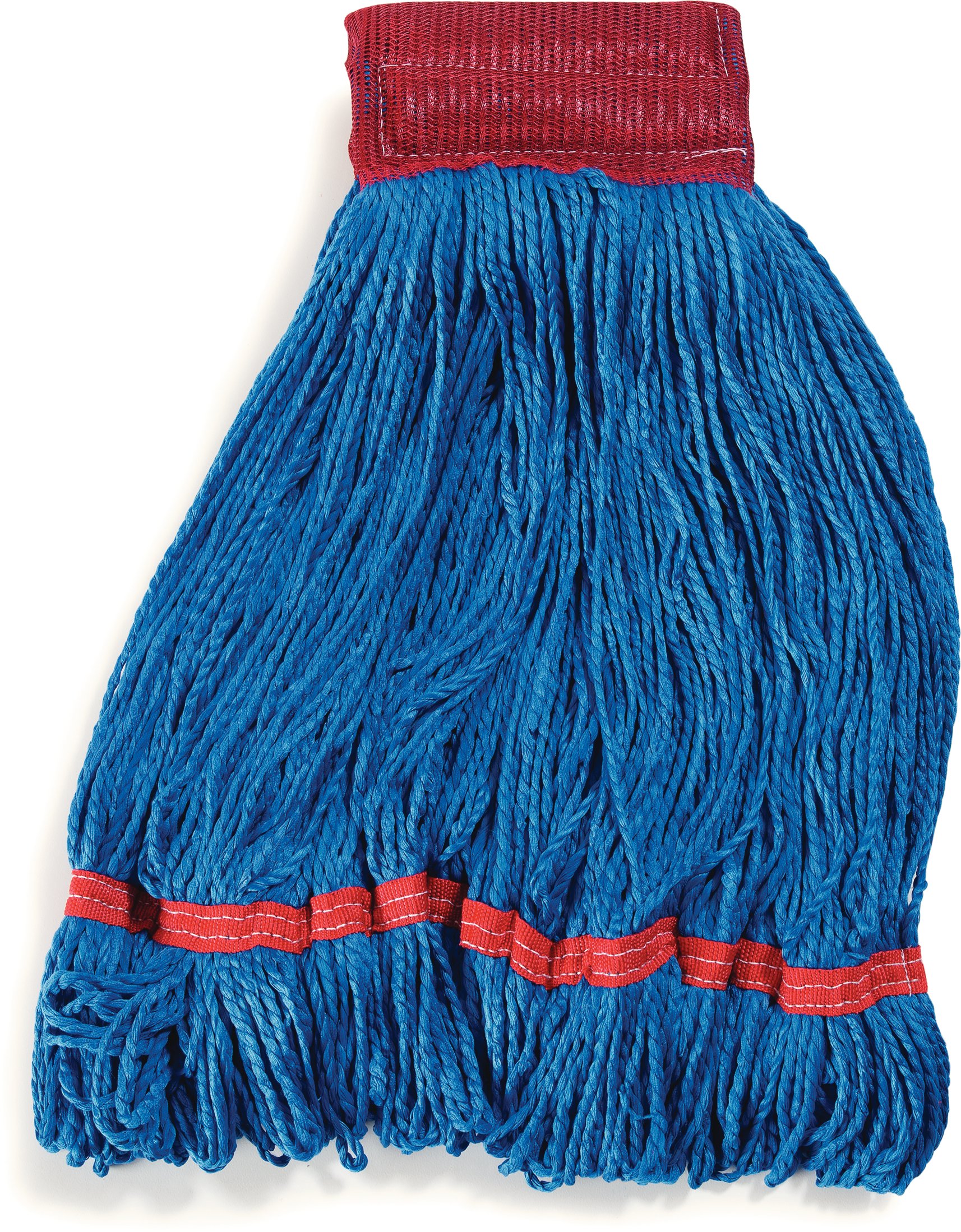 Carlisle FoodService Products CFS 36942014 Loop End Microfiber Mop, 12" H, 5" W, 20" L, Microfiber, Medium, Blue (Pack of 12)