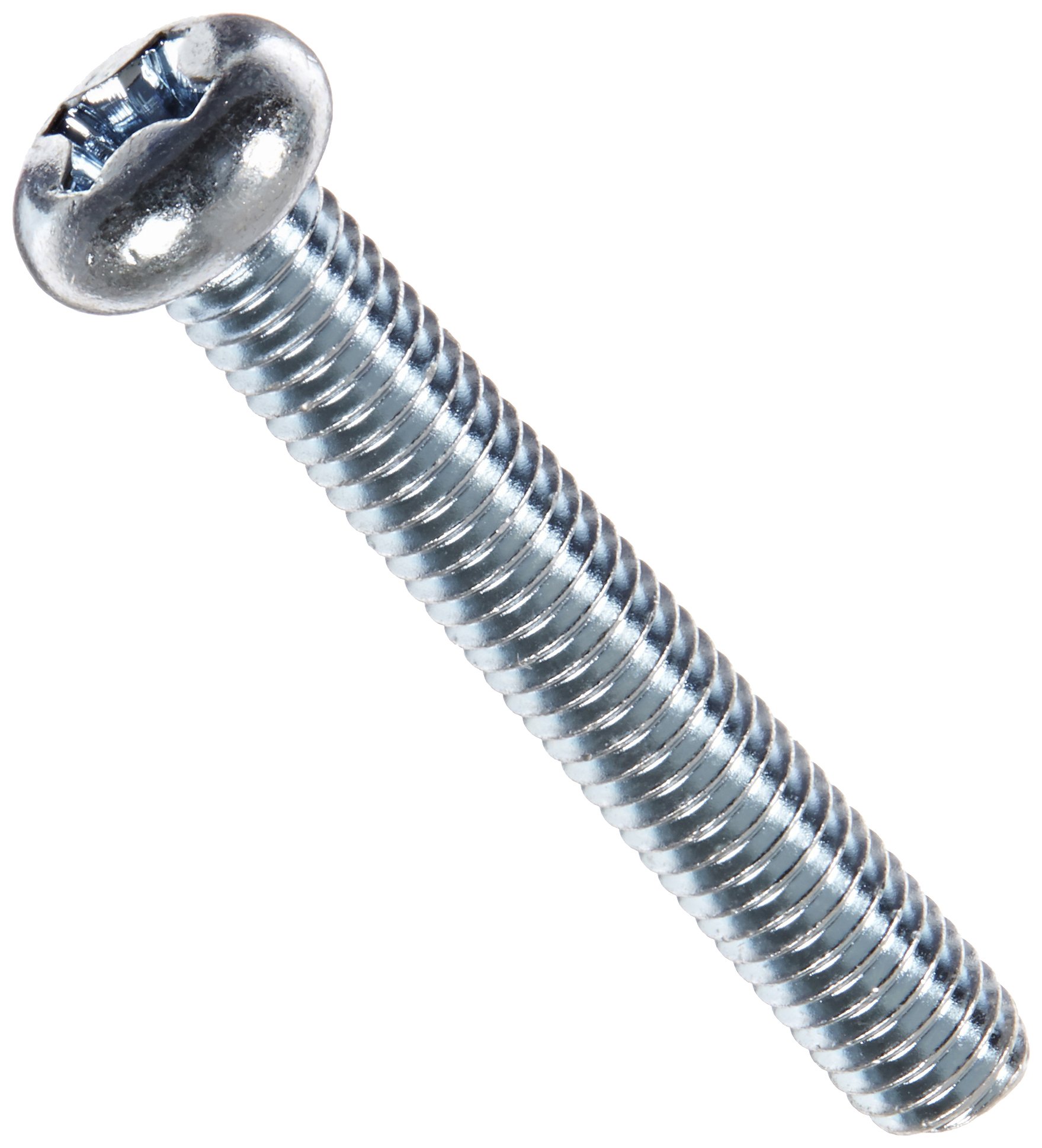 Small Parts Steel Pan Head Machine Screw, Zinc Plated, Meets JIS B1111, #3 Phillips Drive, M6-1 Thread Size, 40 mm Length, Fully Threaded, Imported (Pack of 10)