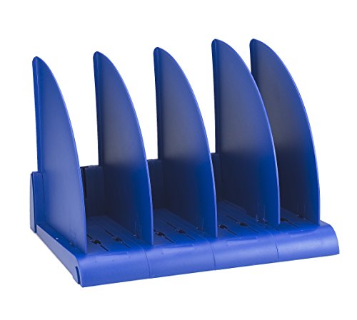 DEPILA DR300BLUE DTR Eco Book Rack, 372 x 260 x 275 mm - Blue Newsstand (Color : OneColor)