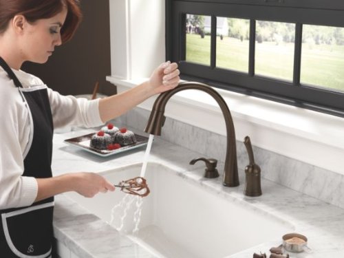 Delta Faucet Pilar Kitchen Soap Dispenser for Kitchen Sinks, Venetian Bronze RP50781RB