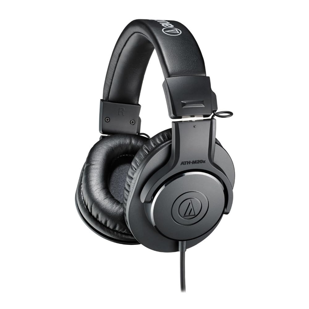 Audio-Technica AT2020PK Vocal Microphone Pack for Streaming/Podcasting, Includes XLR Cardioid Condenser Mic, Adjustable Boom Arm, and Monitor Headphones,Black