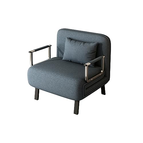 Haplized Convertible Chair Bed, Tri-Fold Sofa Bed with Adjustable Backrest & Pillow, Leisure Chaise Lounge Couch with Sturdy Steel Frame for Home & Office, Comfortable Sleeper Chair (31.5")
