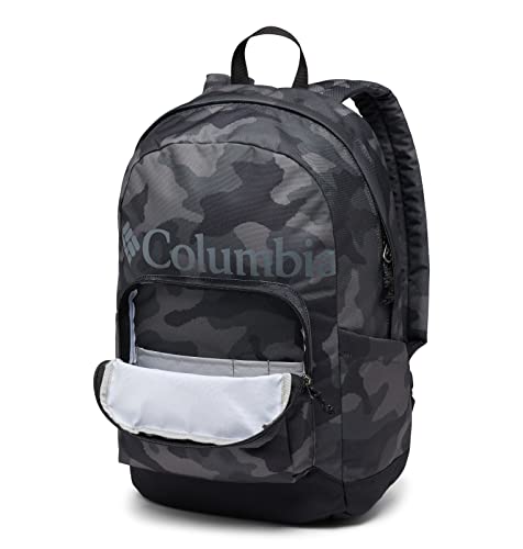 Columbia Unisex Zigzag 22L Backpack, Black Trad Camo, One Size
