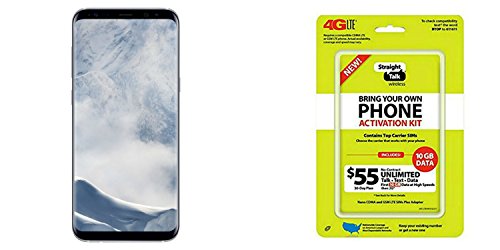 Samsung Galaxy S8 Plus 64GB Arctic Silver Straight Talk Verizon