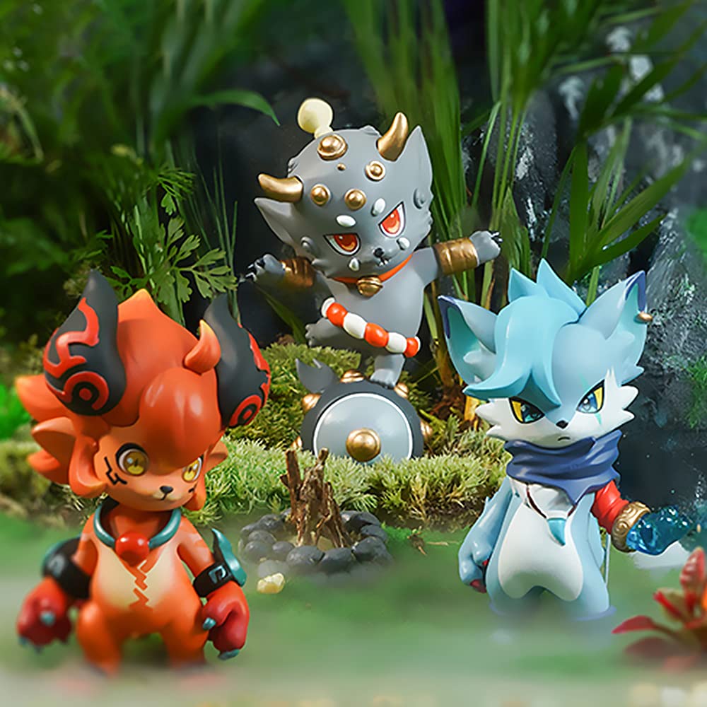 Magical Animal Series Blind Box Mystery Box Cute Collectible Figures Action Kawaii Model Birthday Surprise Random Trendy Room Desktop Decroration(1 Pack)