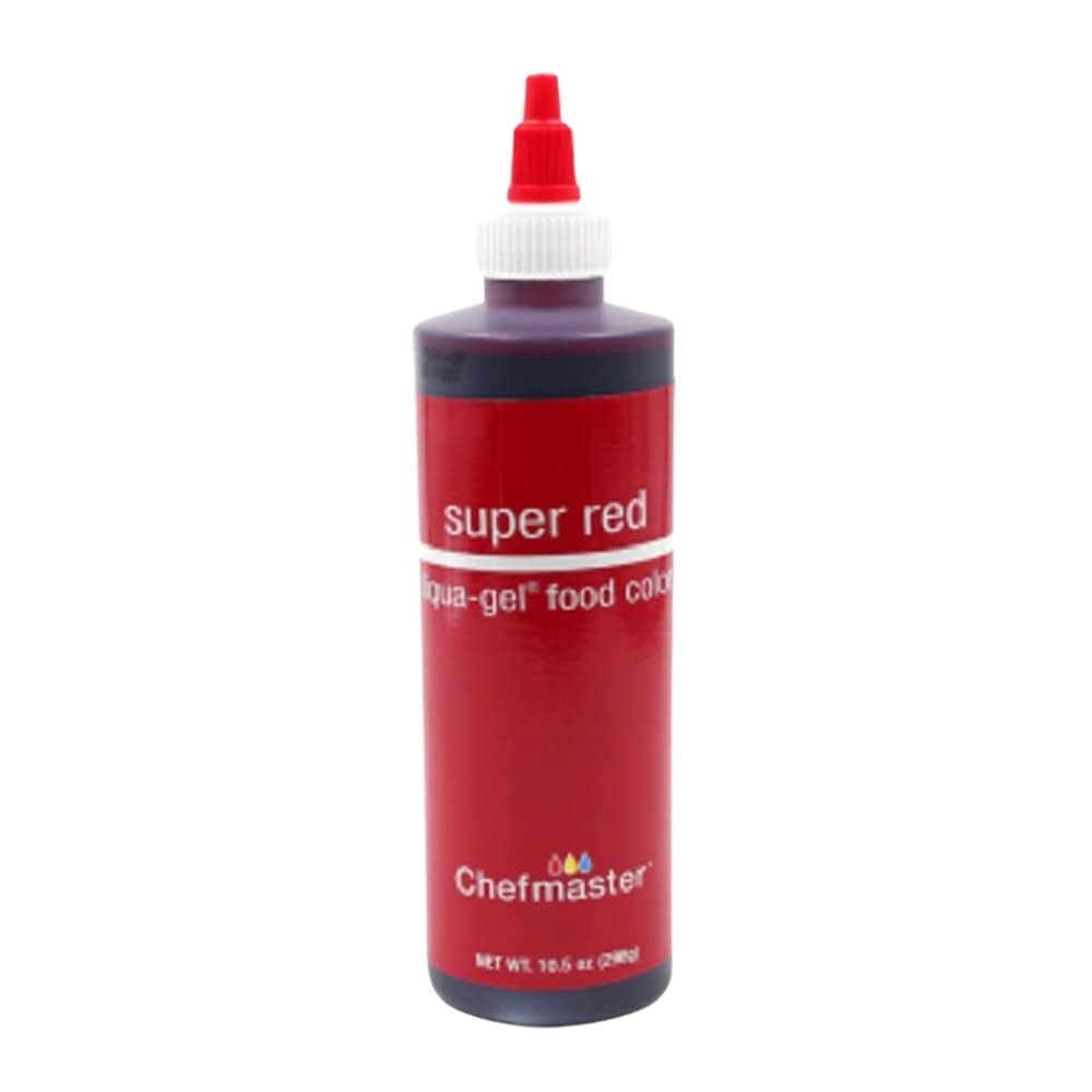 Chefmaster Liqua-Gel Food Color, 10.5-Ounce, Super Red