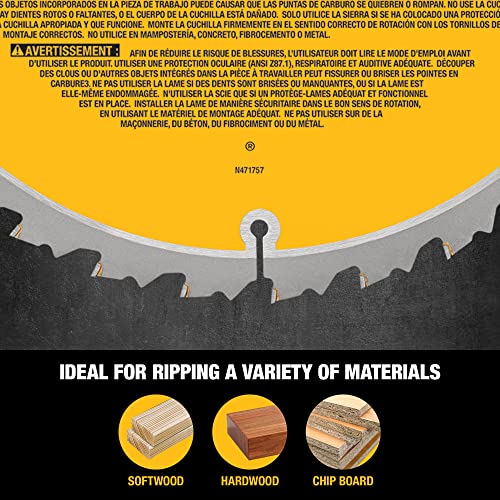DEWALT 12-Inch Miter Saw Blade, Crosscutting, Tungsten Carbide, 80-Tooth, 2-Pack (DW3128P5)