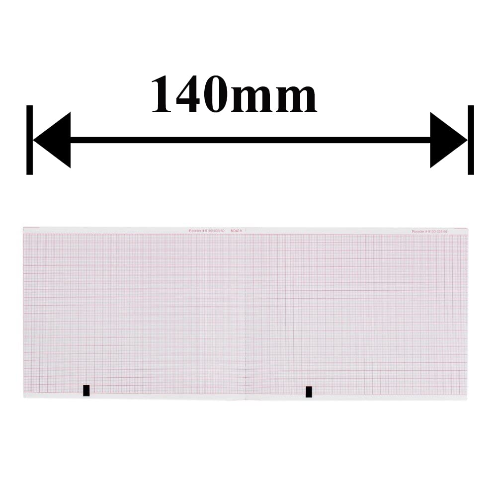 ECG EKG Paper Mortara ELI 150 Machine Compatible Thermal Recording Sheets 5 PacksPlease note this paper is for Eli 150 machines and not Eli 250 / 350 models. This paper measures 108 mm or 4.25 inches